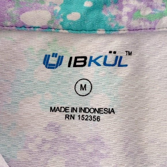 IBKUL | Tops | Ibkul Splatter Print Mockneck | Poshmark